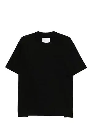 Sacai Cotton T-shirt - Black