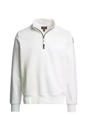 PARAJUMPERS Broad Peak Half-zip Sweatshirt - White