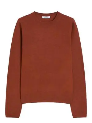 Max Mara Cashmere Yarn Crewneck Sweater - Terra Cotta