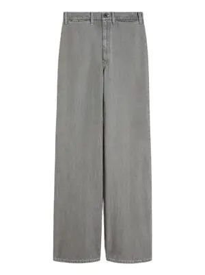Max Mara Straight-fit Denim Trousers - Black