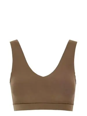 Chantelle V-neck Padded Bra - Brown