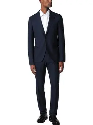 Tagliatore Wool Single-breasted Suit - Blue