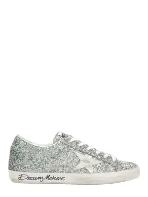 GOLDEN GOOSE Super-star Glitter Dégradé Sneakers - Metal