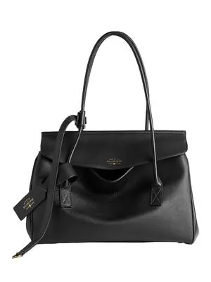 Balenciaga Small Leather Carrie Carry All Shoulder Bag - Black