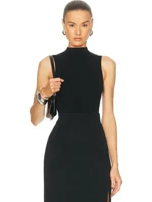 SWEDISH STOCKINGS Idun Turtleneck Sleeveless Bodysuit