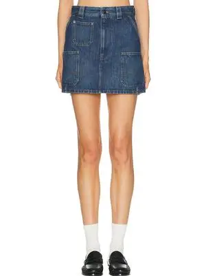 Givenchy Mini Denim Skirt - Medium Blue