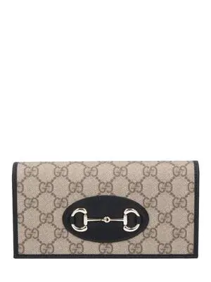 Gucci Horsebit 1955 Shoulder Wallet - Beige