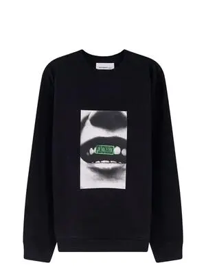PEACEMAKER OAMC Smile Print Sweatshirt - Black