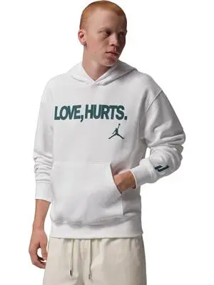 JORDAN Jalen Hurts Fleece Hoodie - White