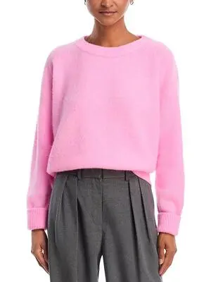 American Vintage Boat Neck Sweater - Rose Chine