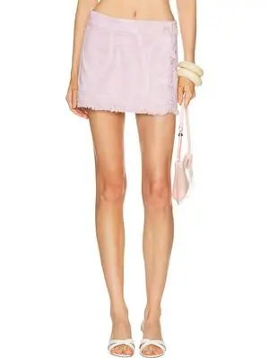 Emilio Pucci Mini Skirt Laser Rosa