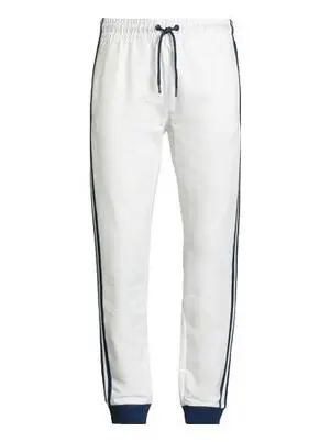 BIKKEMBERGS Pants Size Cotton, Elastane - White