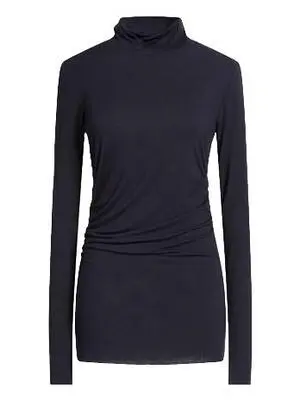 Dorothee Schumacher Midnight Modal-cashmere Turtleneck T-shirt - Blue