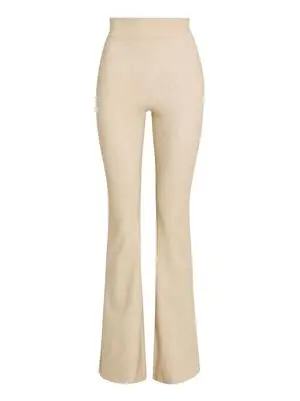 Chiara Boni La Petite Robe Venusette Printed Flared Pants - Cream