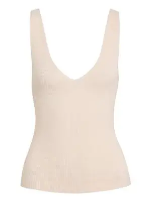 Altuzarra Ribbed Cashmere Top - Ivory