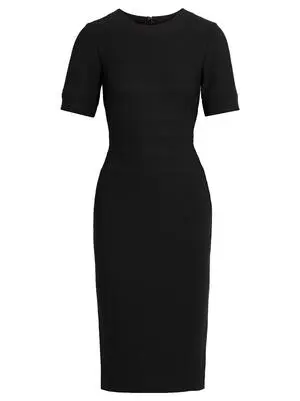 Herve Leger Cecilia Crepe Dress - Black