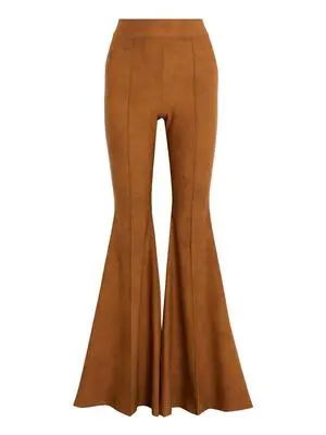 Chiara Boni La Petite Robe Forever Printed Flared Pants - Light Brown