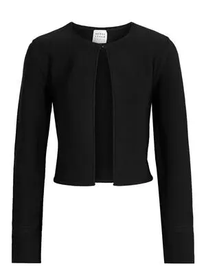 Herve Leger Cropped Bandage Jacket - Black