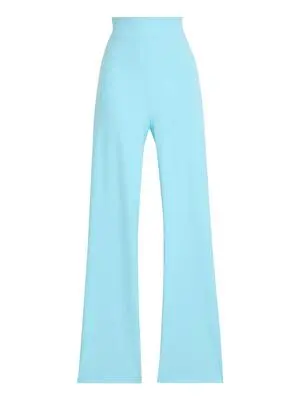 Chiara Boni La Petite Robe Venusette Flared Stretch-jersey Pants - Light Blue