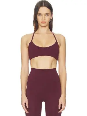 ASTORIA Halter Sports Bra - Burgundy