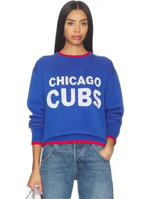 Terez Chicago Cubs Crew Pullover - Blue