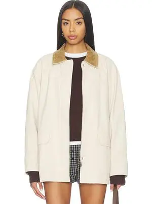 ELODIE THE LABEL Cyrus Barn Jacket - Beige