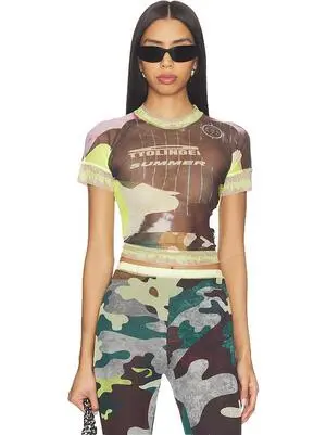 Ottolinger Mesh Otto T-shirt - Print
