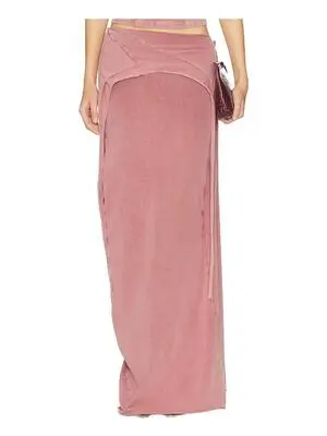 Ottolinger Slitted Maxi Skirt - Red