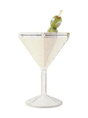 Judith Leiber Martini Crystal-embellished Clutch - Multi