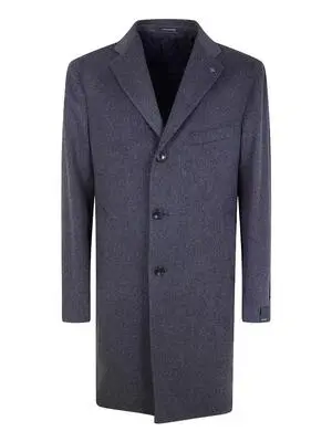 Tagliatore Single-breasted Coat - Grey