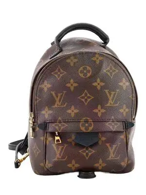 LOUIS VUITTON Palm Springs Monogram Canvas Mini Backpack - Brown