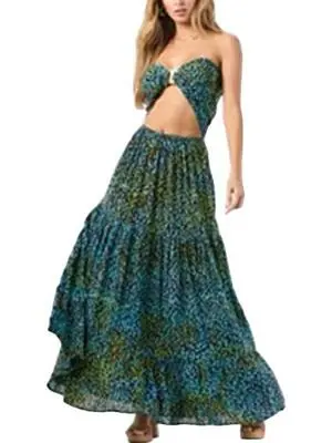 Victoria's Secret Tiare Hawaii Abyss Maxi Dress - Print