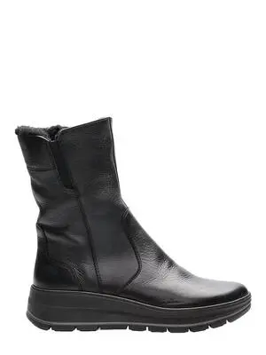 ARA Calais Keil Ankle Boots - Black