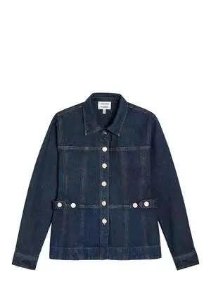DAMSON MADDER Button Raw Wash Shirt - Blue
