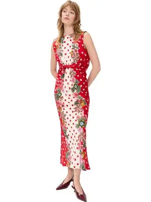 Saloni Gwen Maxi Dress - Plumeria Rouge Plmt