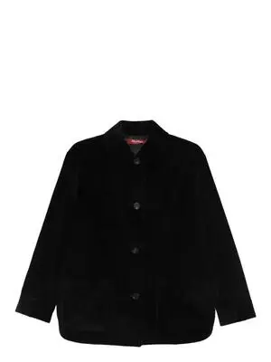 Max Mara Buttoned Corduroy Shirt - Blue