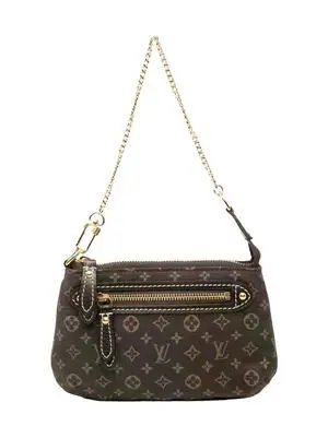 LOUIS VUITTON 2010 Monogram Idylle Mini Pochette Accessoires Handbag - Brown