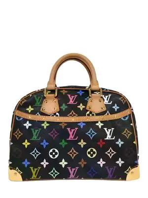 LOUIS VUITTON 2005 Trouville Monogram Handbag - Black