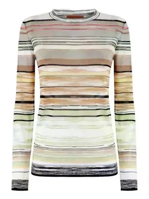MISSONI Striped Crew-Neck Sweater
