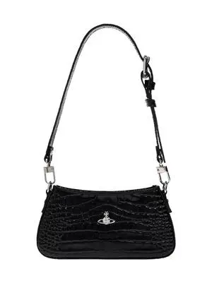 VIVIENNE WESTWOOD Embossed Orb Detail Tote Bag - Black
