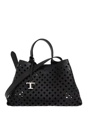 TOD'S Micro Apa Perforated-leather Tote Bag - Black