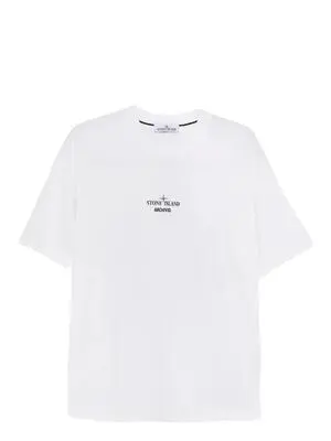 Stone Island Logo-print T-shirt - White