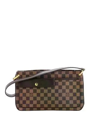 LOUIS VUITTON Aubagne Damier Shoulder Bag - Brown
