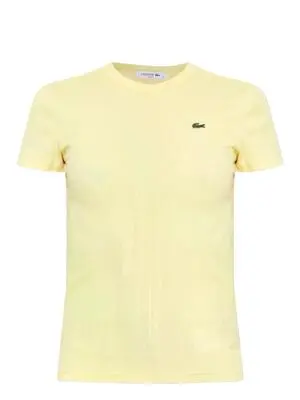 Lacoste Ribbed Logo T-shirt - Yellow