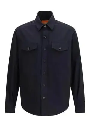 CRUNA Buttoned Patch Pocket Shirt - Blue