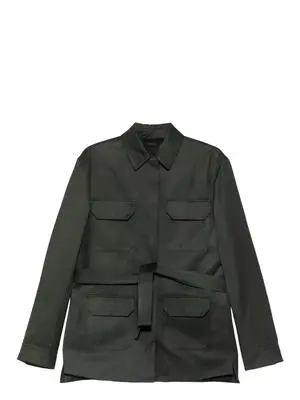 TOM FORD Belted Military Jacket - Green