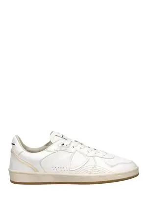 Philippe Model Perforated Leather Sneakers - White