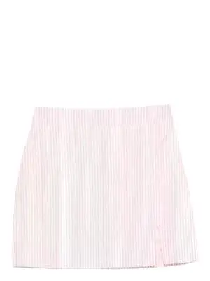 ROWEN ROSE Striped Mini Skirt - Pink