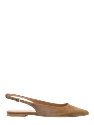 AeydĒ Annora Slingback Mules - Brown