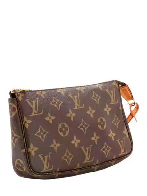 LOUIS VUITTON Monogram Canvas Pochette Accessoires - Brown